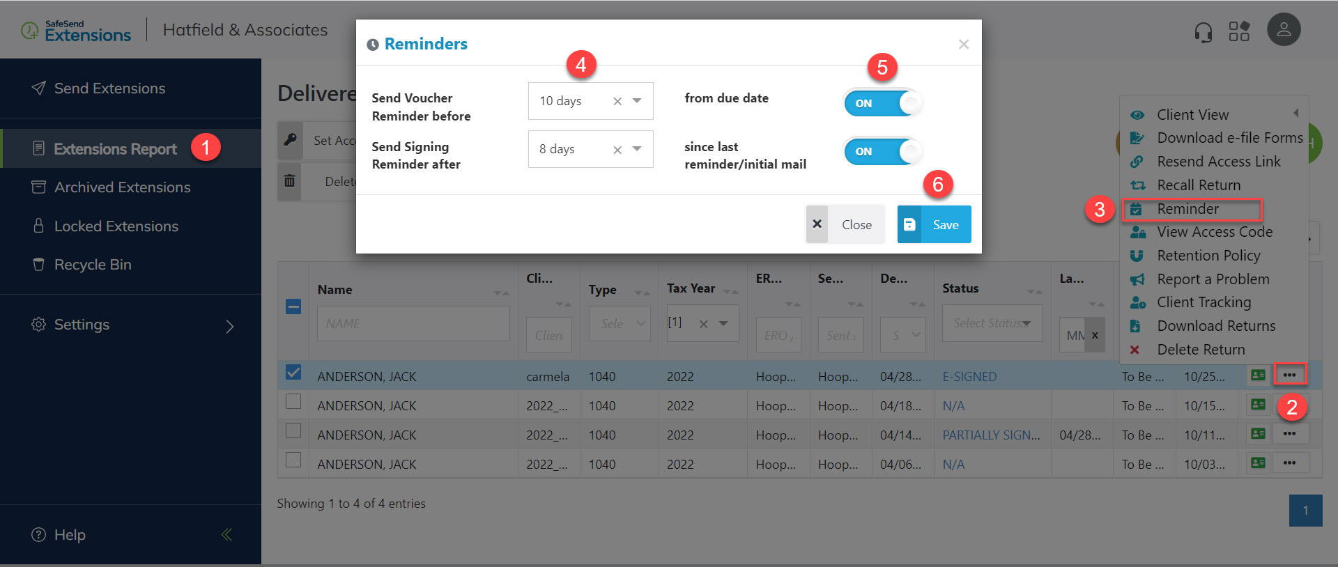 Voucher Reminder Features – SafeSend Extensions