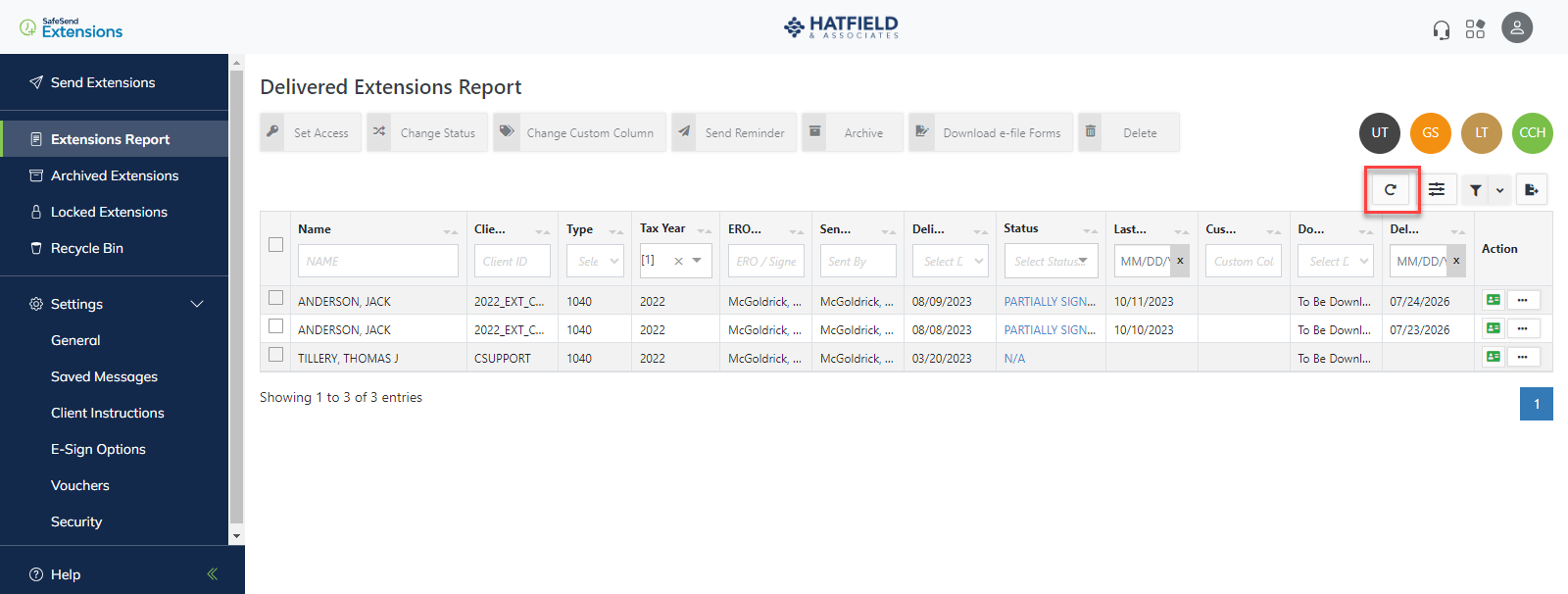Extensions Report Dashboard – SafeSend Extensions